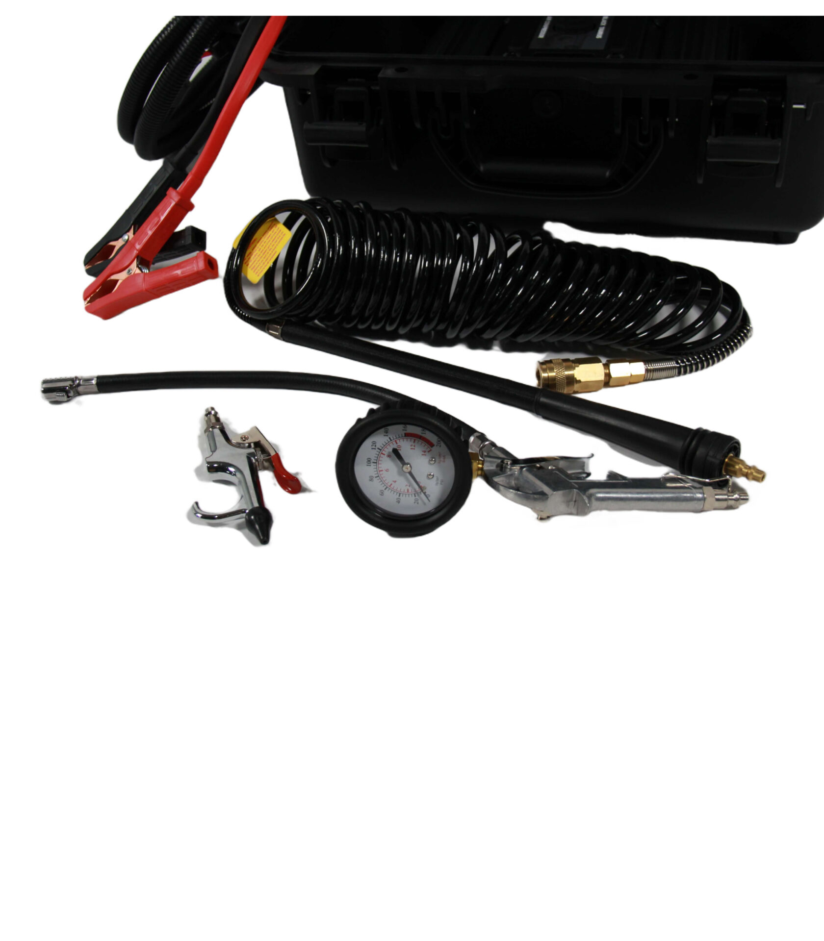 מדחס ניפוח גלגלים כפול קבוע לרכב Black Taurus Twin Air Compressor 561 ...